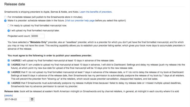 11 Simple Steps To Setup Pre Orders For Your Self Published Ebook On